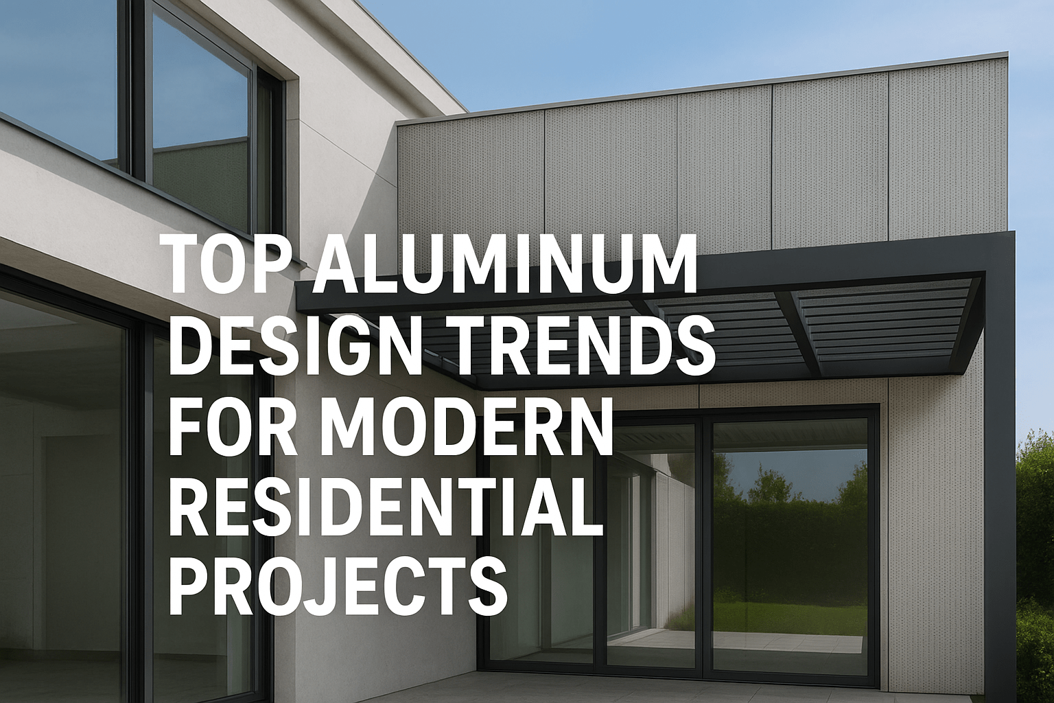 Top Aluminum Design Trends for Modern Residential Projects | 2025