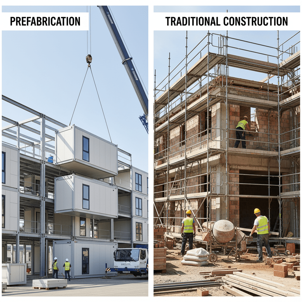 Prefabrication vs. Traditional Construction: Pros and Cons | 2025